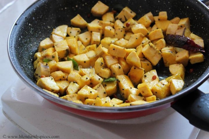 Aratikaya Allam Mirchi Koora Recipe - Andhra Plantain Curry with Ginger ...
