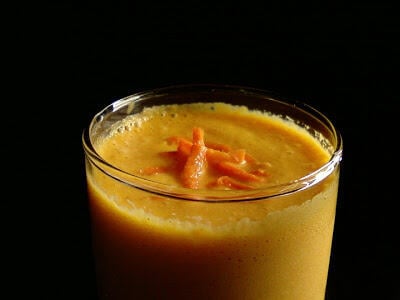 Carrot Milkshake - Blend with Spices