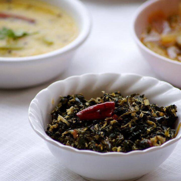 Ponnaganti Aaku Kobbari Vepudu Recipe - Water Amaranth Leaves Fry