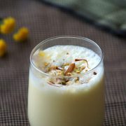Kesar Lassi Recipe - Indian Sweet Yogurt Drink with Saffron
