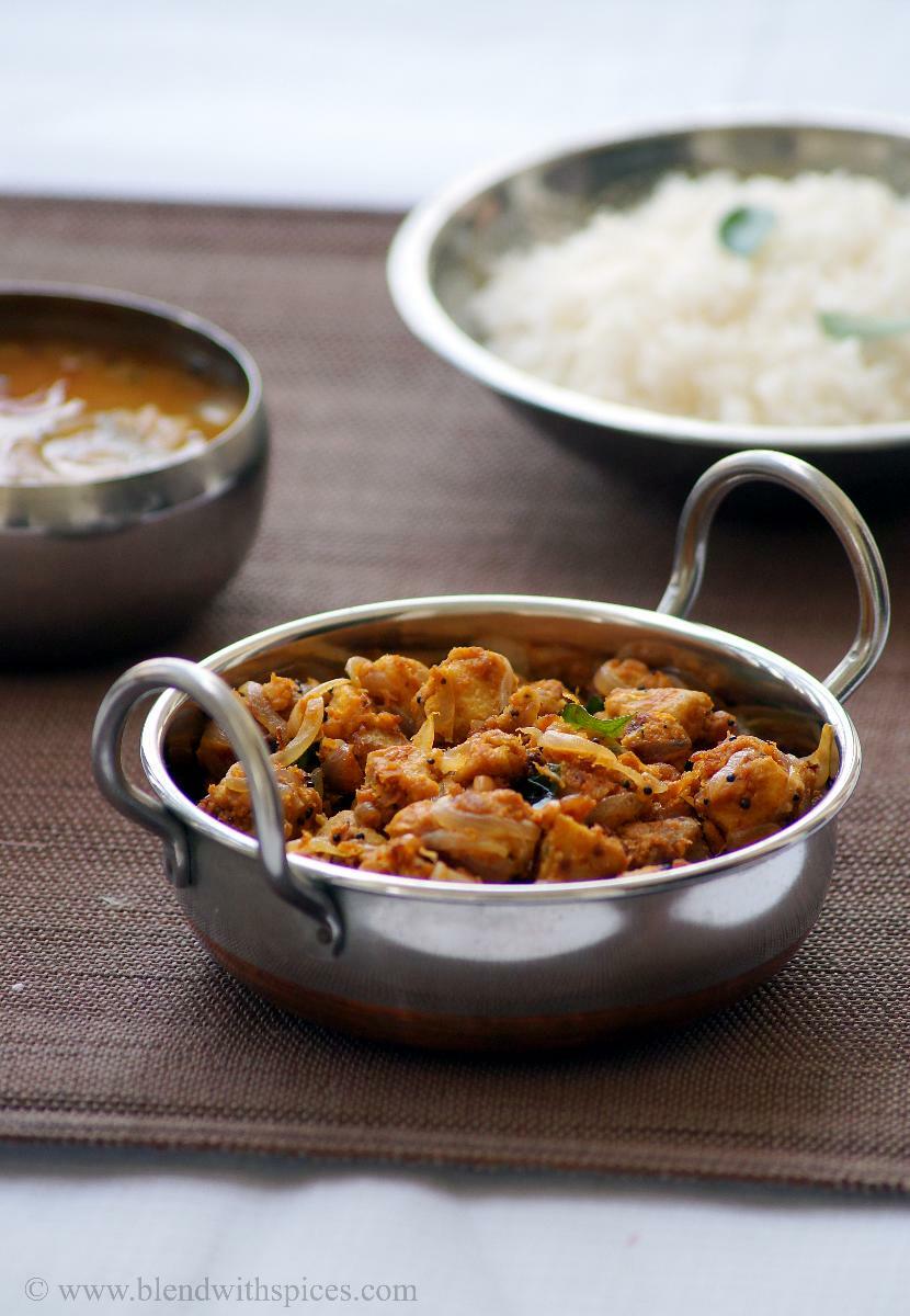 Kanda Kura ~ Elephant Yam Curry Recipe - Blend with Spices