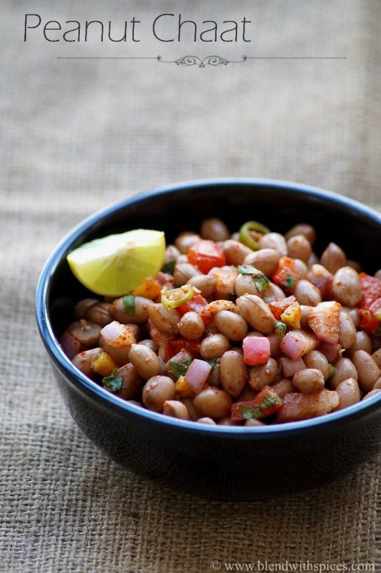 Peanut Chaat Recipe - How to Make Healthy Indian Peanut Snack Recipe
