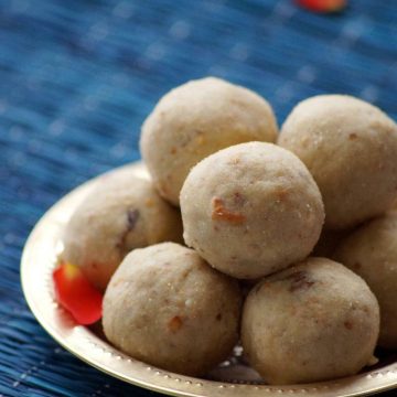 Poha Peanut Laddu Recipe - Aval Peanut Ladoo for Gokulastami