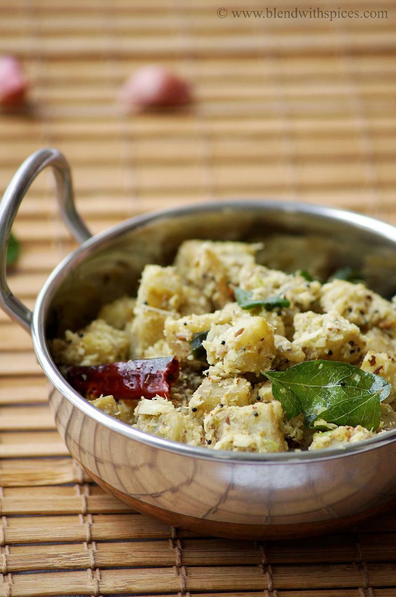 Vazhakka Thoran - Vazhakkai Poriyal - Kerala Plantain Curry Recipe ...