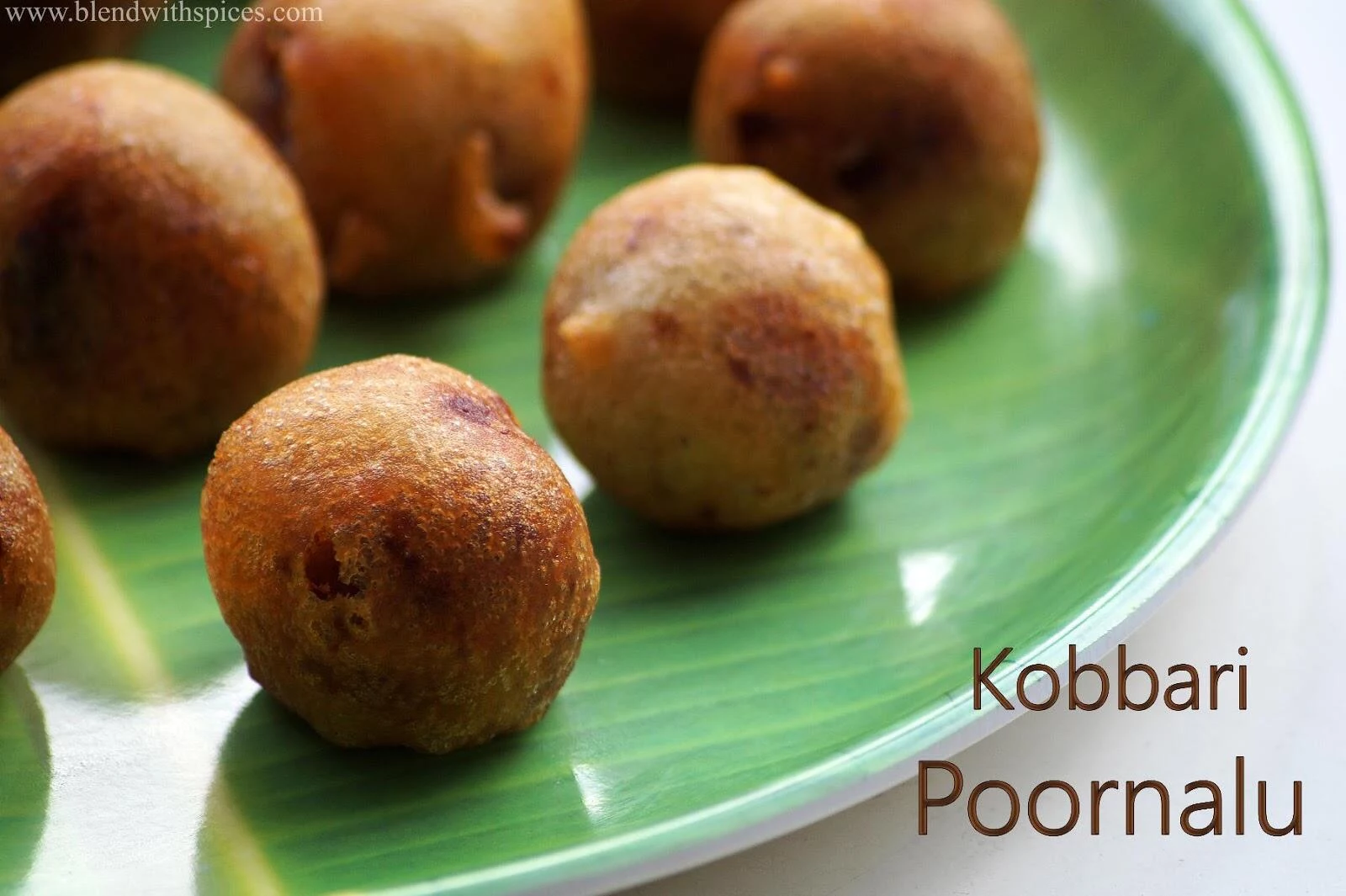 Kobbari Poornam Boorelu Recipe - Andhra Coconut Poornalu Recipe