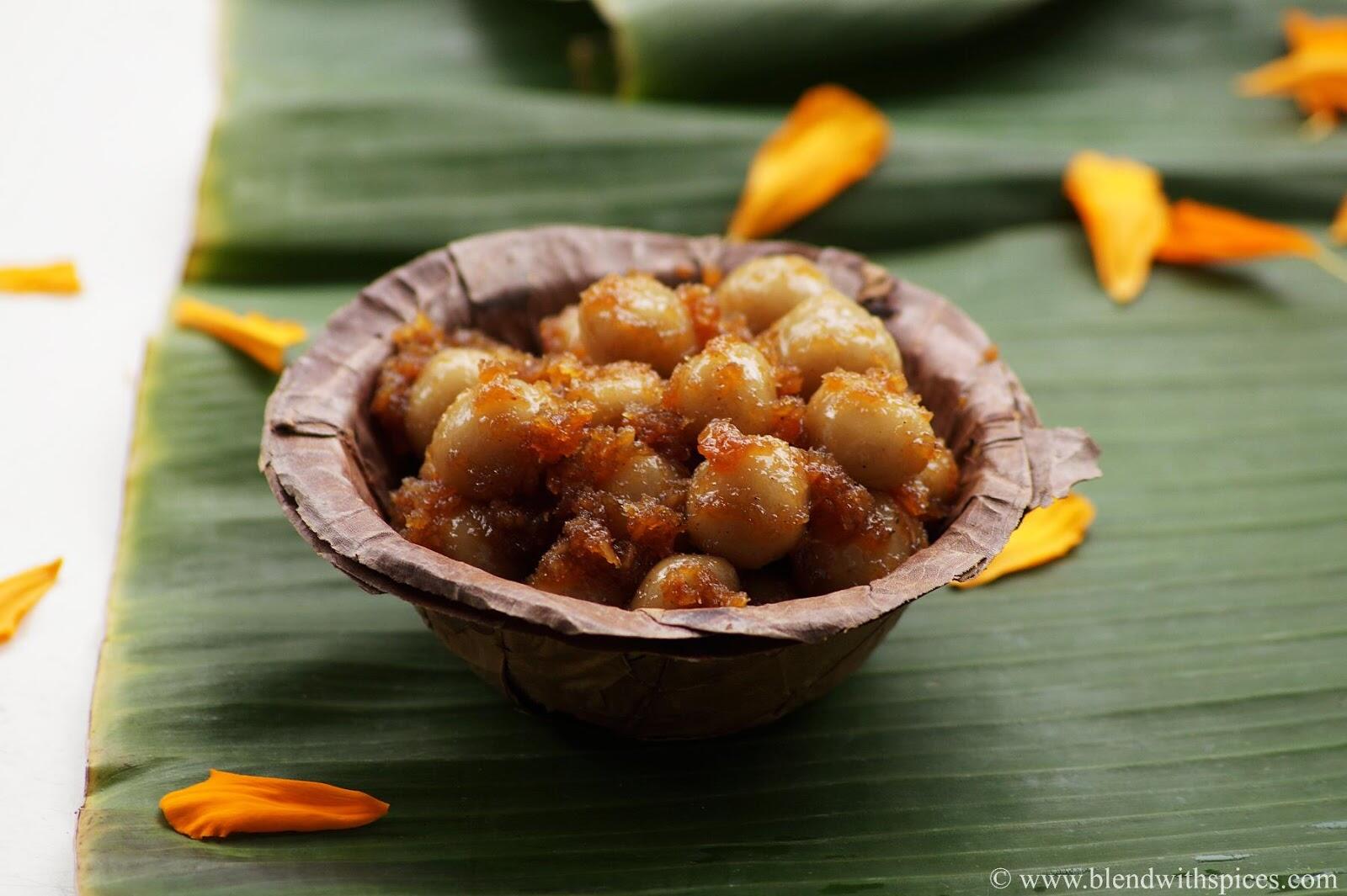 Sweet Ammini Kozhukattai Recipe, Jaggery Mani Kozhukattai Recipe Video