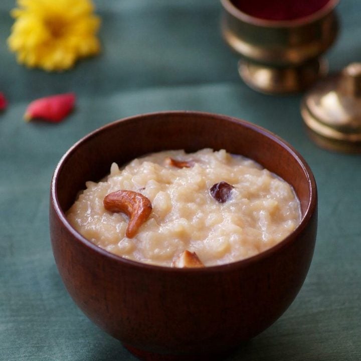 Bellam Paramannam Recipe - Traditional Andhra Sweet Pongal Recipe