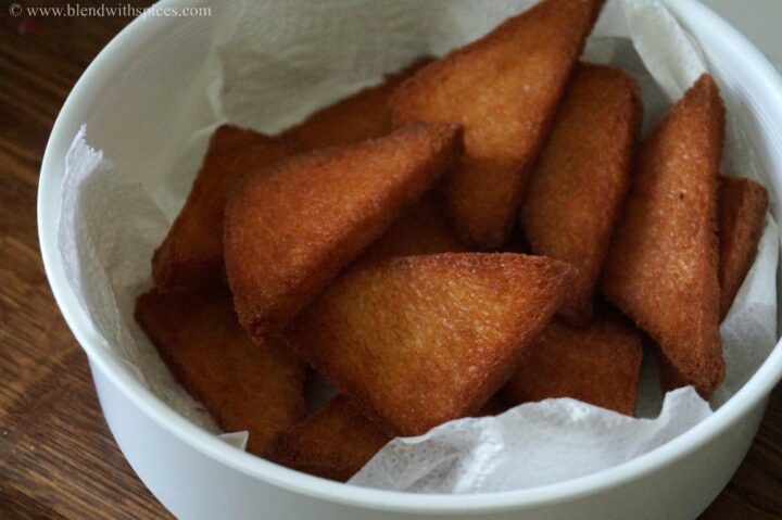 Bread Kaja Recipe with Step by Step Photos - Dessert Recipes with Bread