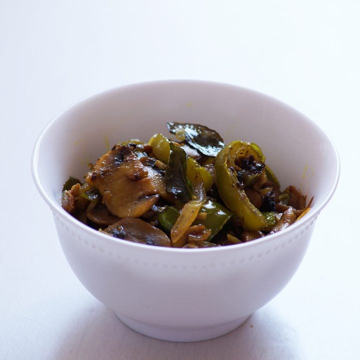 Mushroom Pepper Fry Recipe, How to Make Indian Spicy Mushroom Pepper Fry