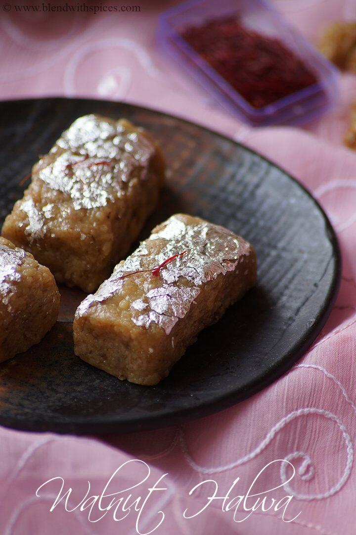 Akhrot Ka Halwa Recipe - How to Make Walnut Halwa Recipe with Video