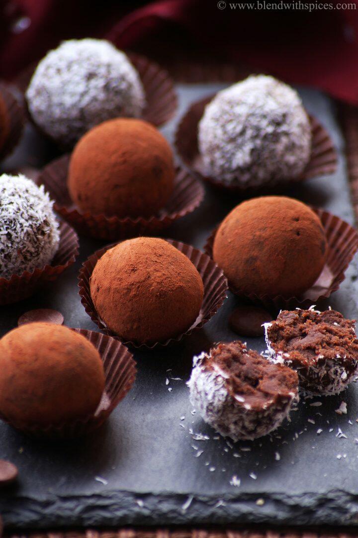 Healthy Chestnut Chocolate Truffles Recipe - Vegan Christmas Truffles