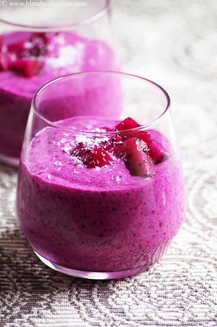 Dragon Fruit Chia Pudding Recipe - Vegan, Easy & 5 Ingredient Breakfast