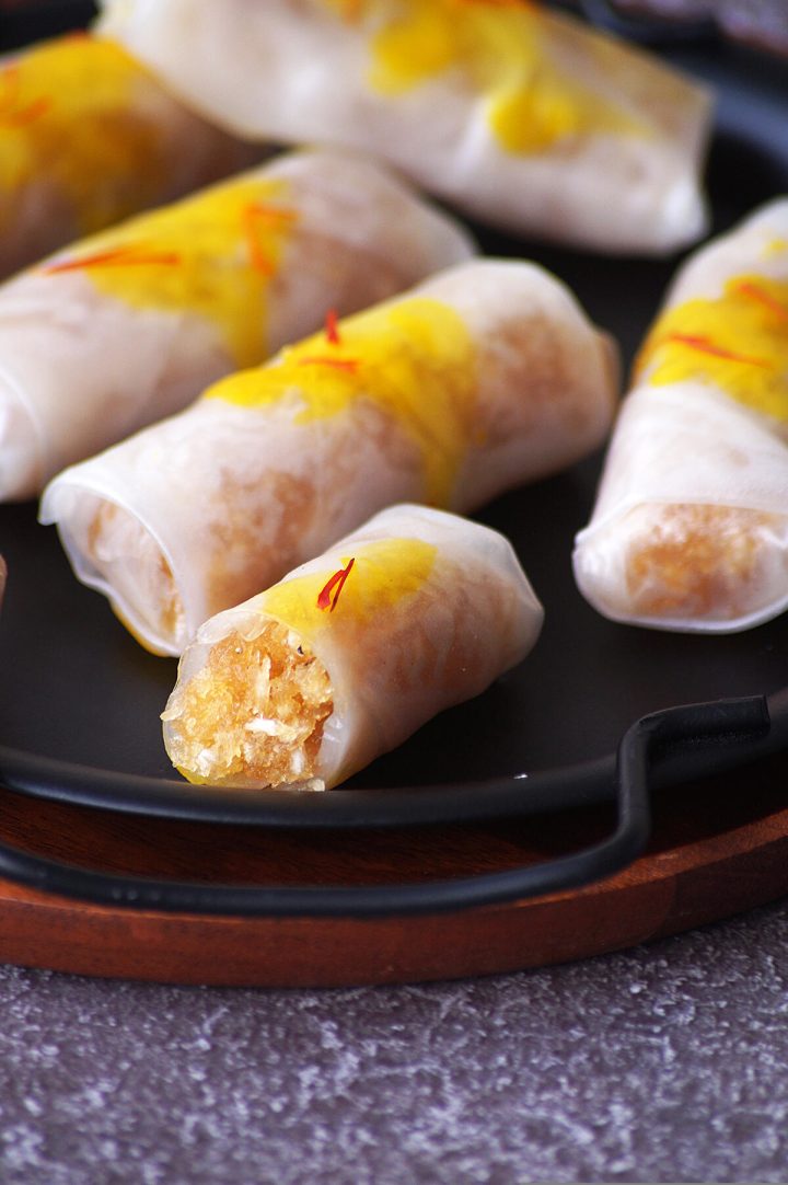 Rice Paper Modak Rolls Recipe