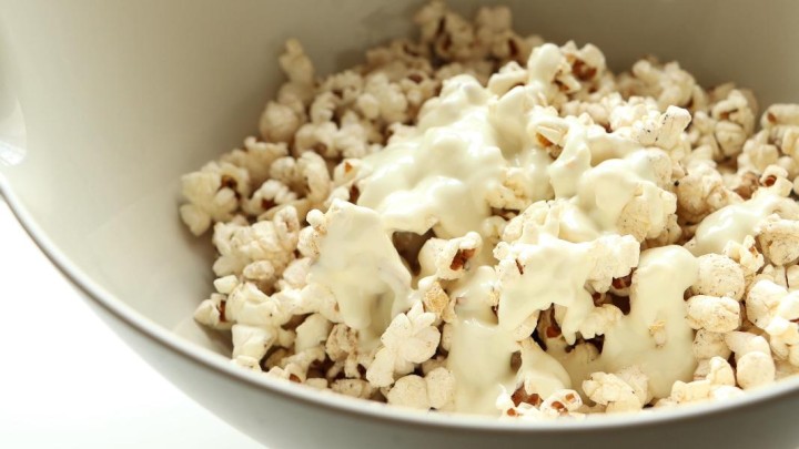 White Chocolate Easter Popcorn