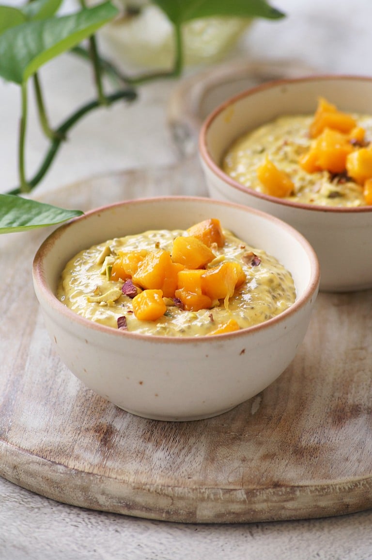 Kesar Lassi Recipe - Indian Sweet Yogurt Drink with Saffron