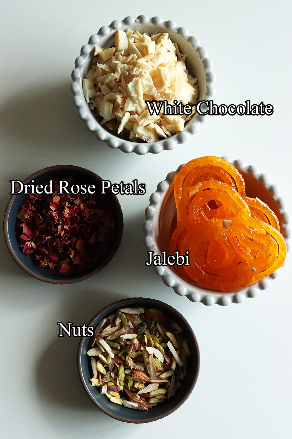 White Chocolate Jalebi Bark