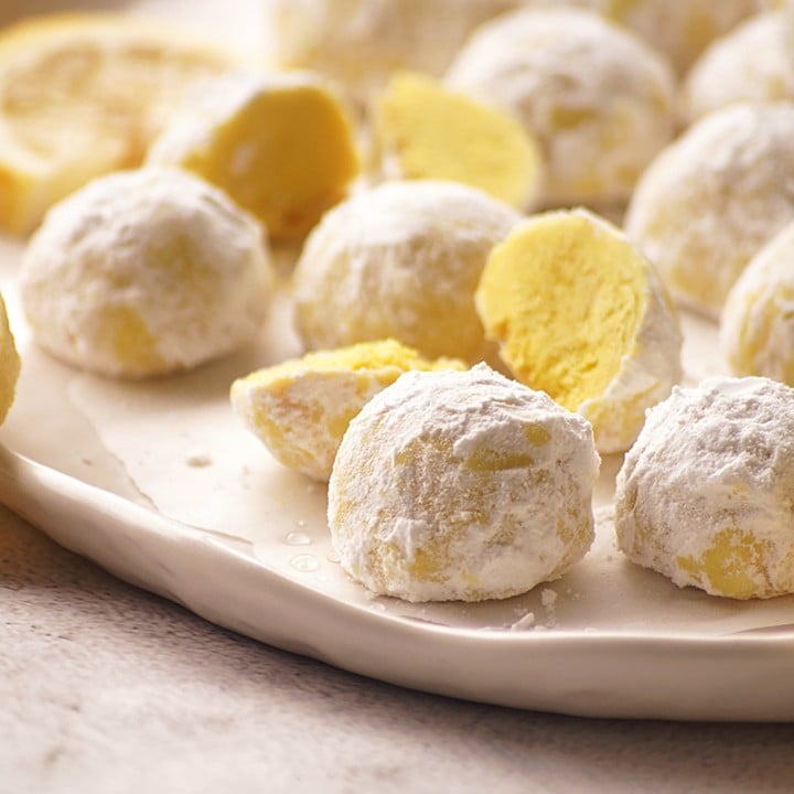 Lemon Snowball Cookies - Blend with Spices